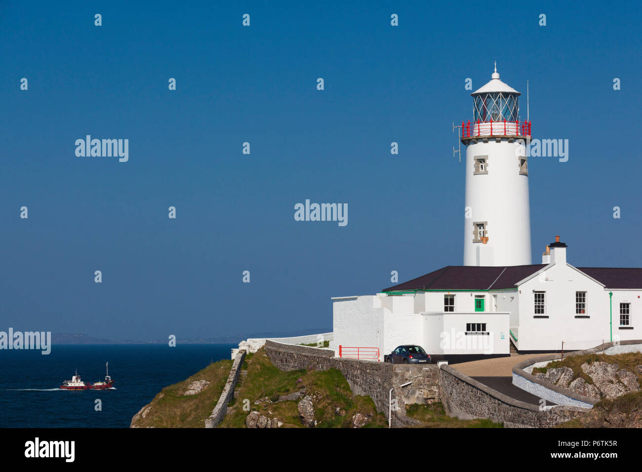 Ireland, County Donegal, Fanad Peninsula, Fanad Head Lighthouse Stock ...