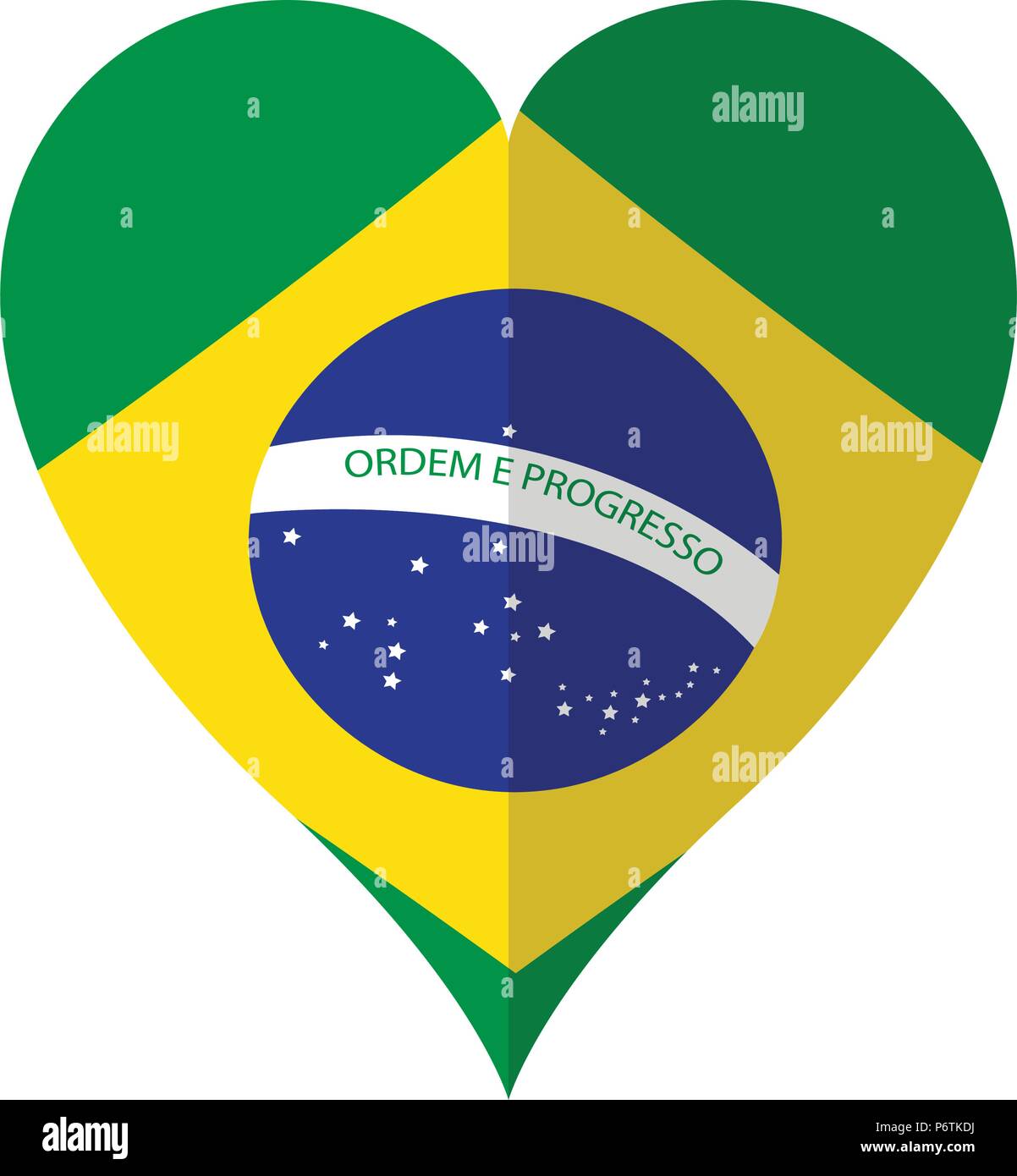 Flag brazil brazilian banner on Stock Vector Images - Alamy