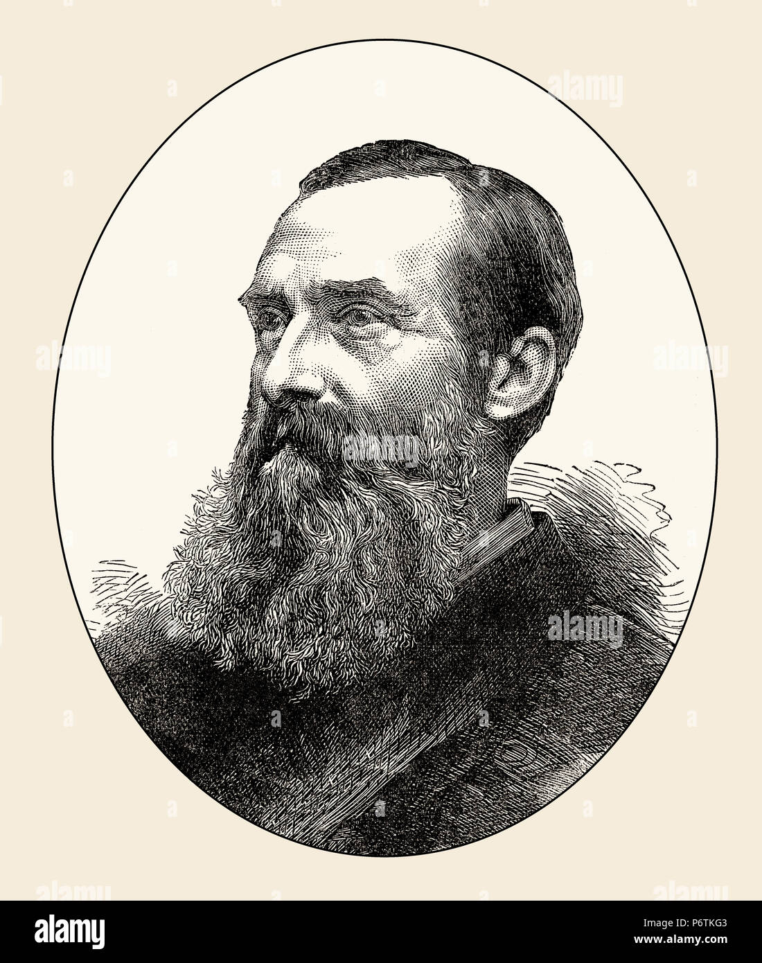 General Sir Michael Anthony Shrapnel Biddulph, 1823 –1904, a British ...