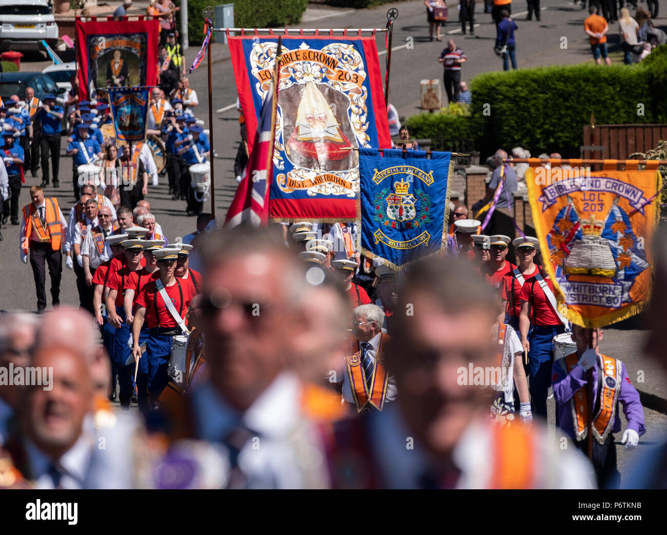 Cowdenbeath, Scotland, UK. 30 June, 2018. More than 4000 marchers take ...
