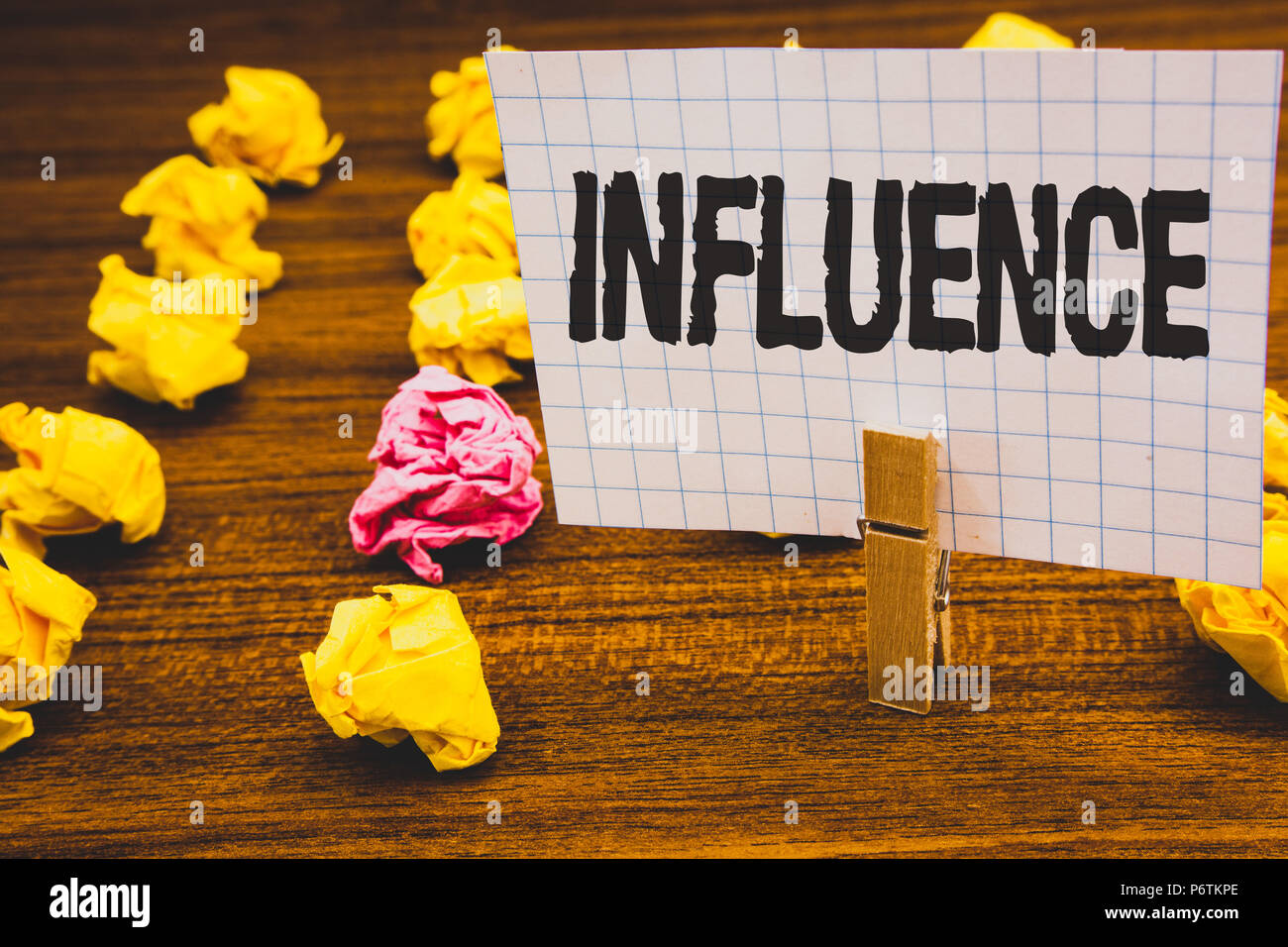 Conceptual hand writing showing Influence. Business photo text Capacity ...