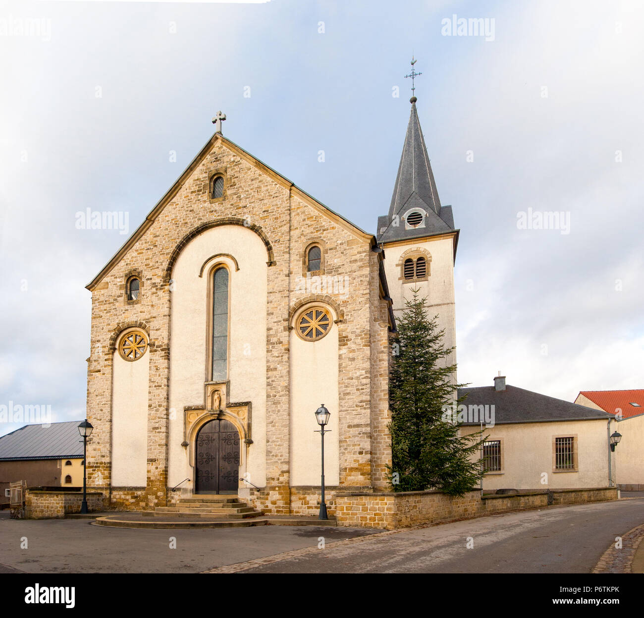 Church in Aspelt Stock Photo - Alamy