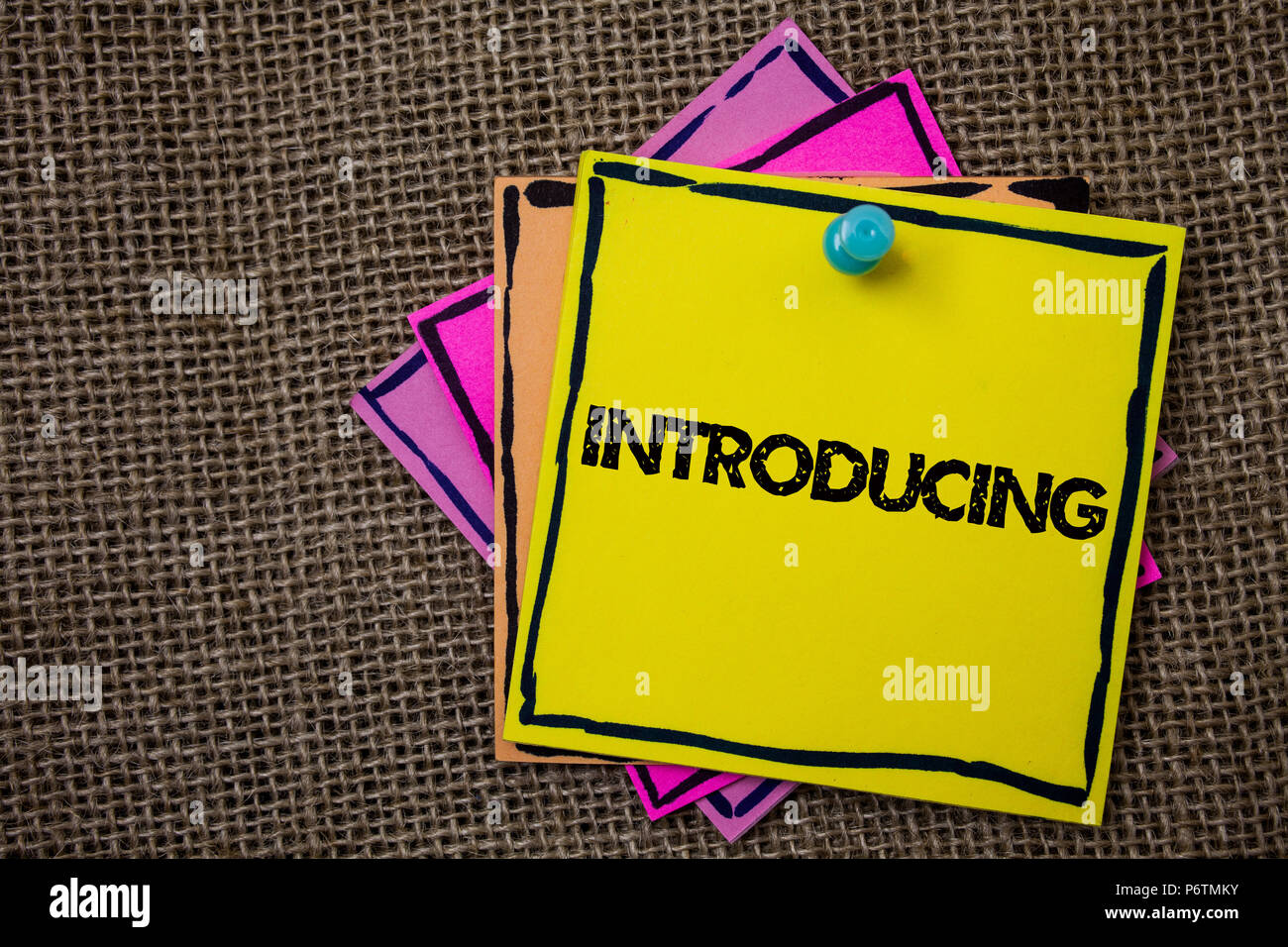 Word writing text Introducing. Business concept for Presenting a topic ...