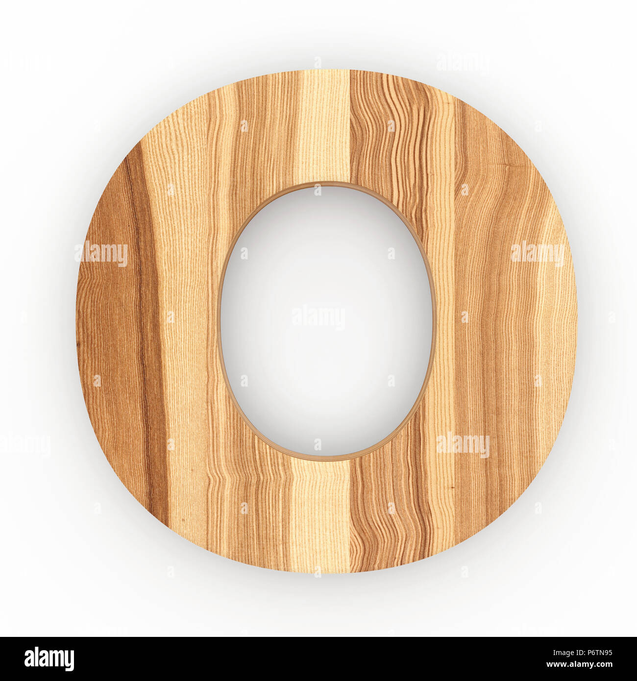 Wooden letter O isolated on white background Stock Photo - Alamy