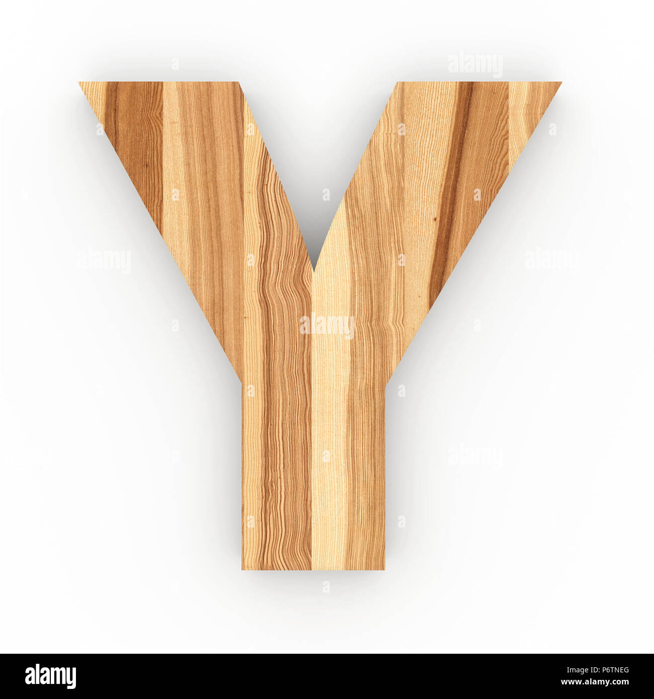 Wooden letter Y isolated on white background Stock Photo - Alamy