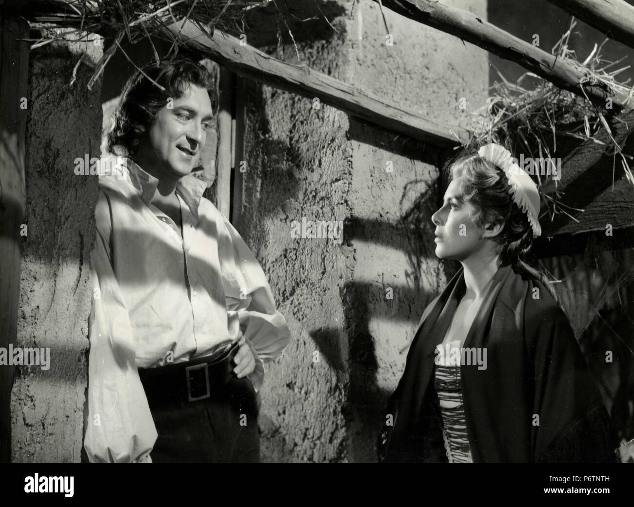 French actress Myriam Bru in the movie Le Due Orfanelle, 1954 Stock ...