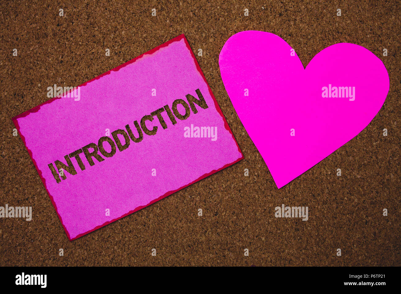 Handwriting text Introduction. Concept meaning First part of a document ...