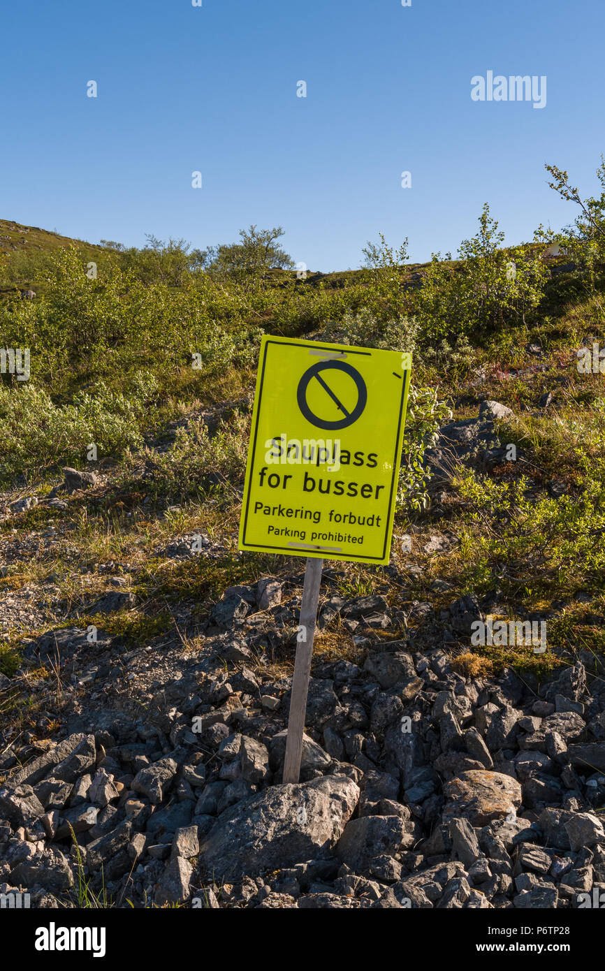 Norwegian road sign hi-res stock photography and images - Alamy