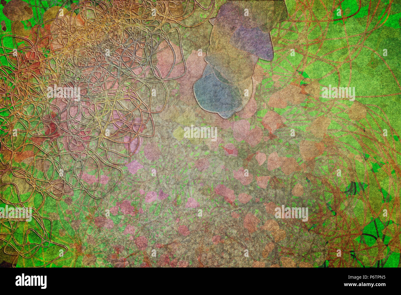 Grunge & rough. Geometric Conceptual background blended messy shapes ...