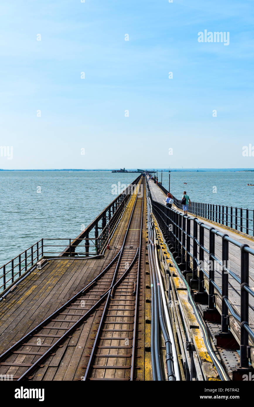 Southend pier railway hi-res stock photography and images - Alamy