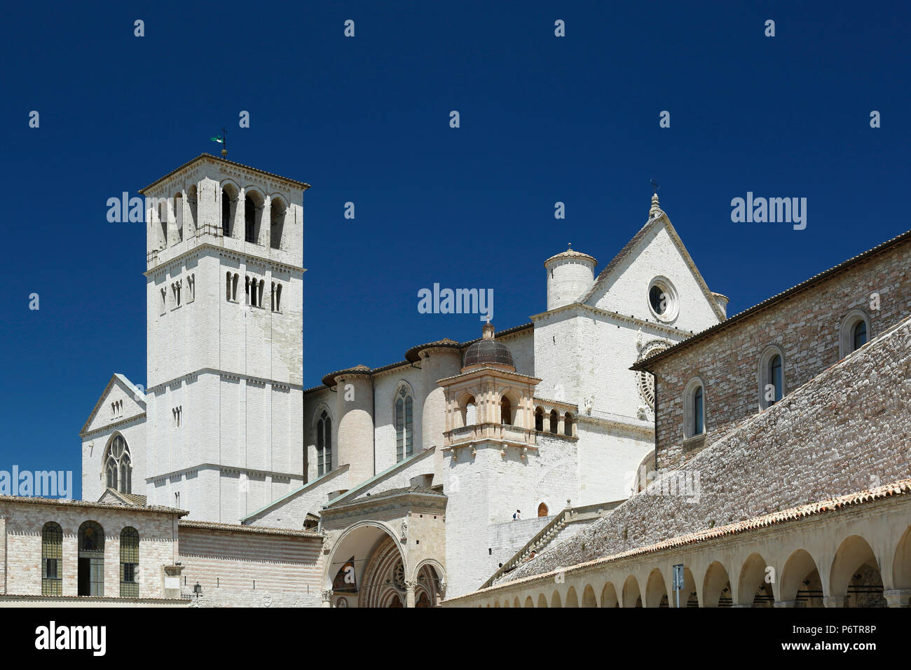 The Basilica San Francesco, Assisi, Perugia, Italy, Europe Stock Photo ...