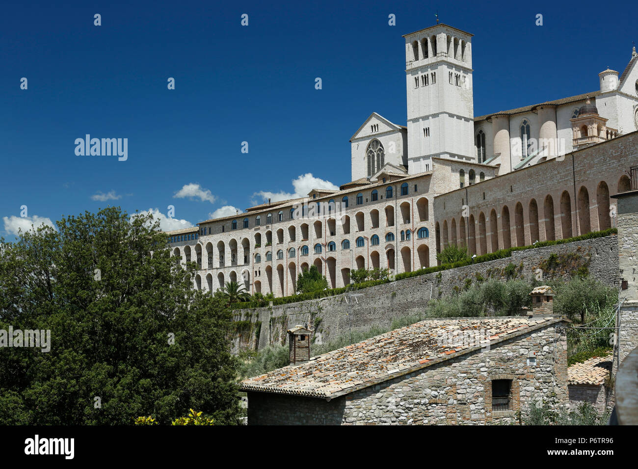 The Basilica San Francesco, Assisi, Perugia, Italy, Europe Stock Photo ...