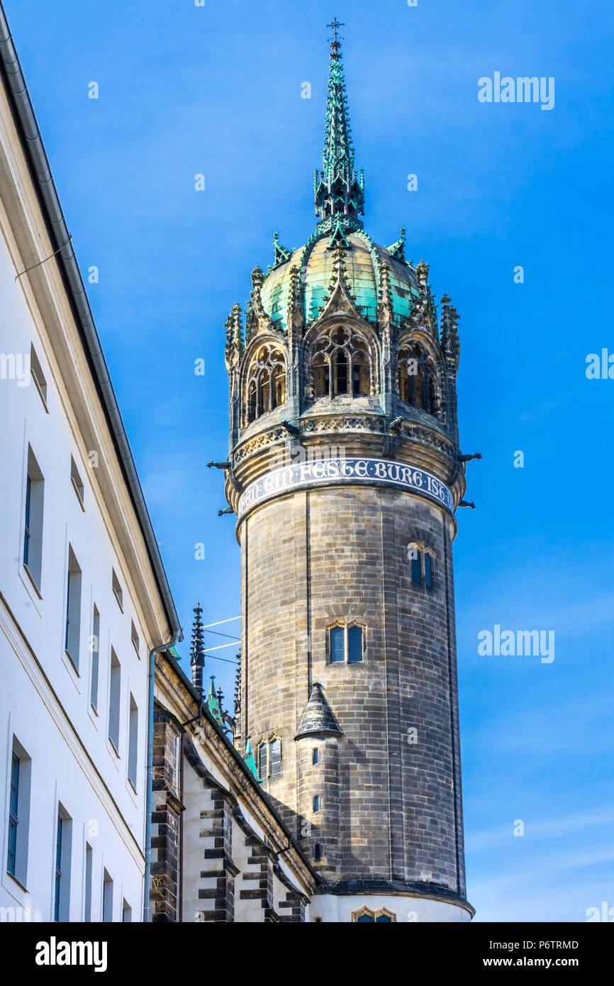 Bell Tower All Saints Castle Castle Church Schlosskirche Lutherstadt ...