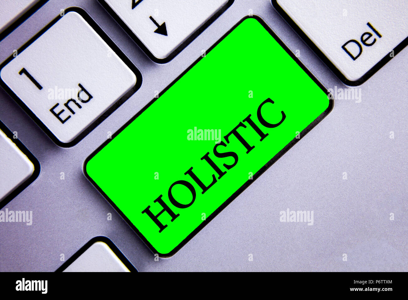 Handwriting text writing Holistic. Concept meaning Belief the parts of ...