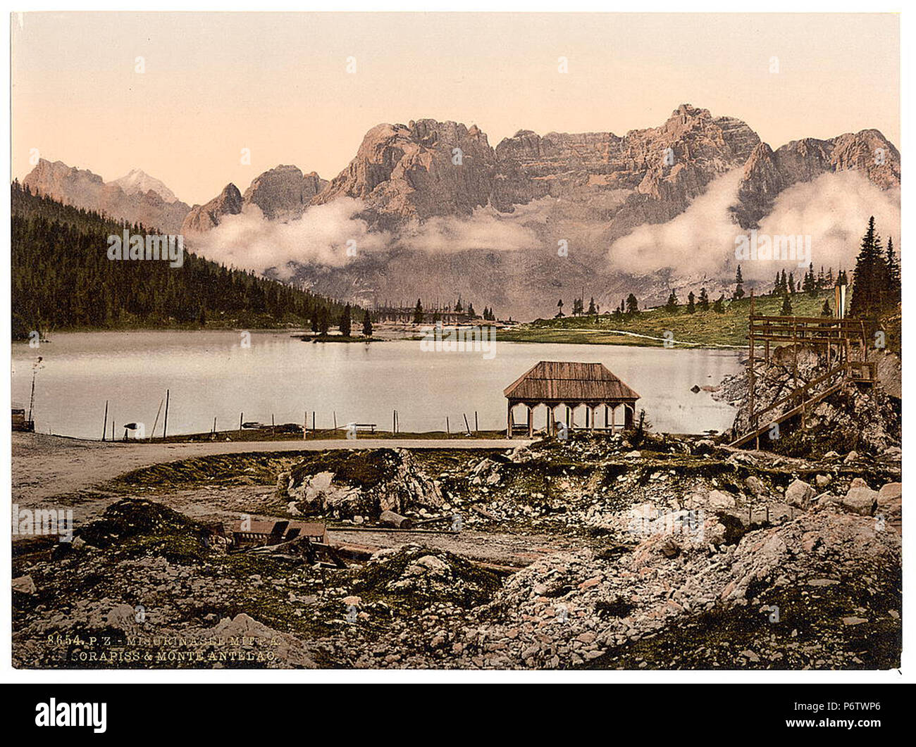 Vintage street scene or city view vintage photography from the early ...