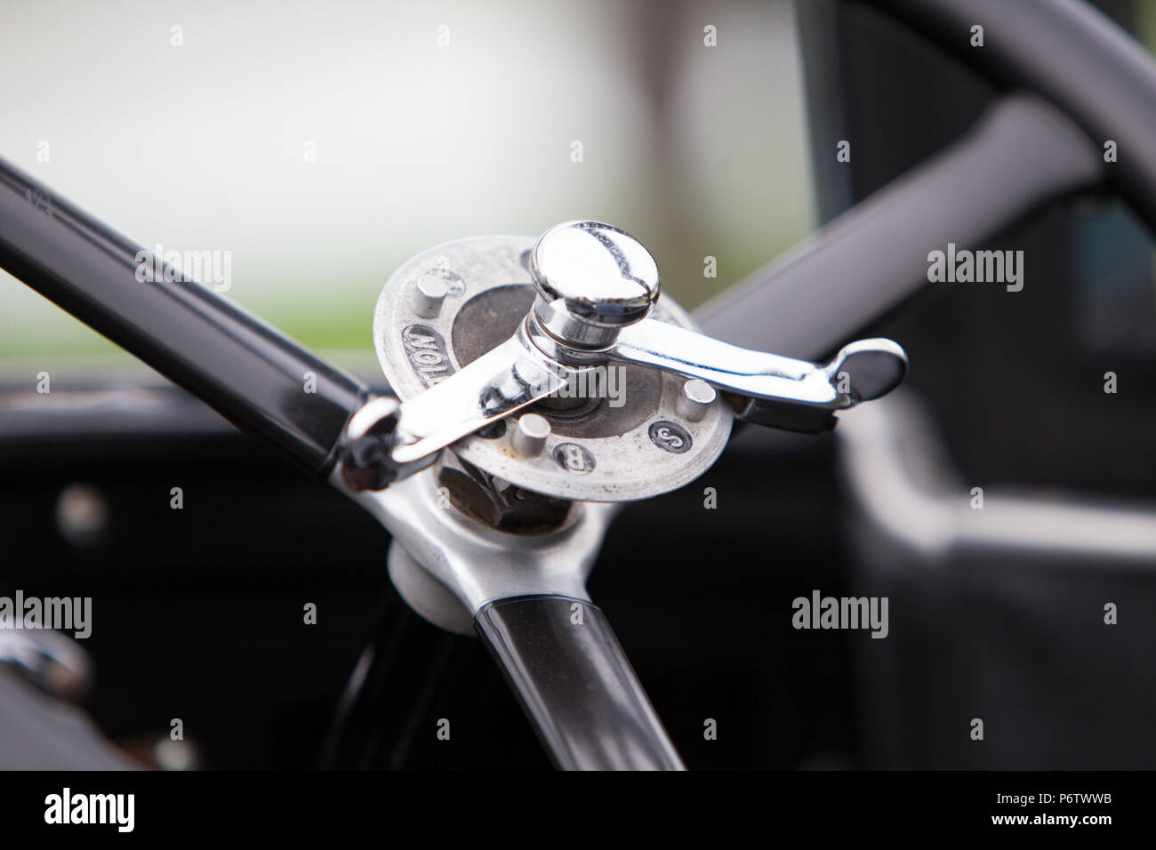 Centre of steering wheel hi-res stock photography and images - Alamy