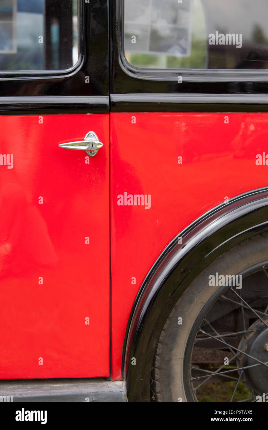 Red austin 7 car hi-res stock photography and images - Alamy