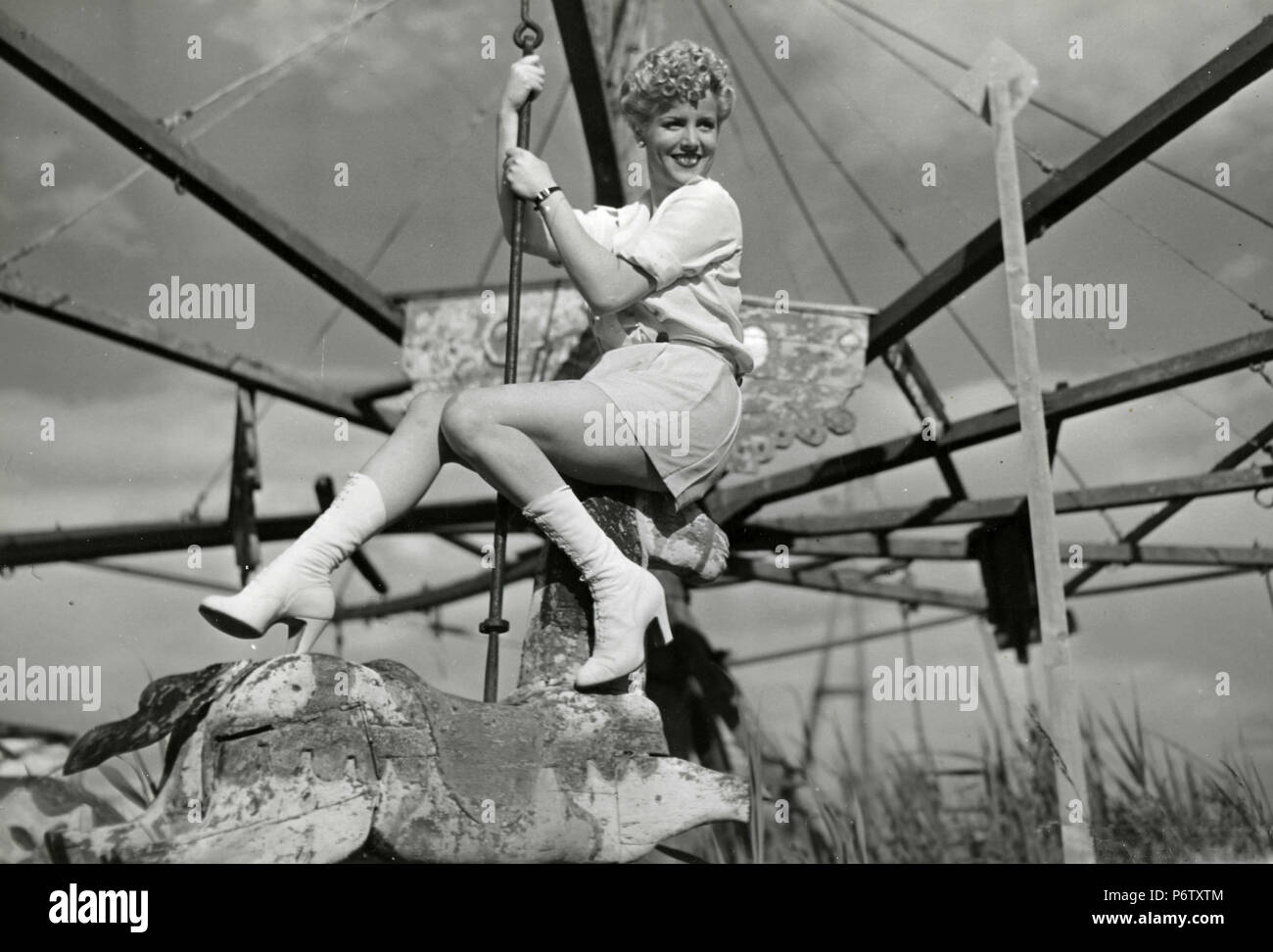 Spanish-Italian actress Maria Mercader, 1940s Stock Photo - Alamy