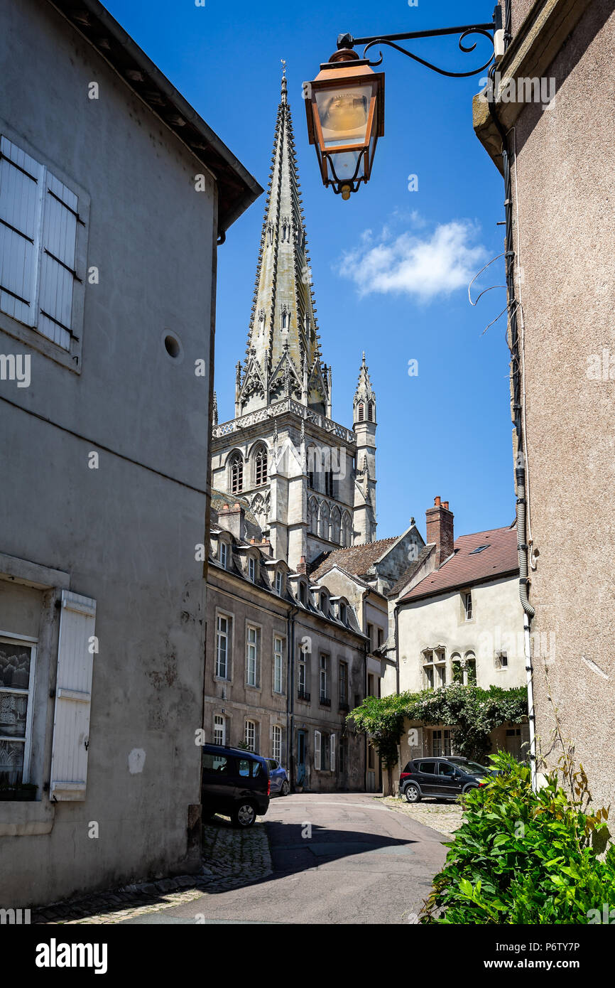 Cathedral Of Saint Lazarus Of Autun Stock Photos & Cathedral Of Saint ...