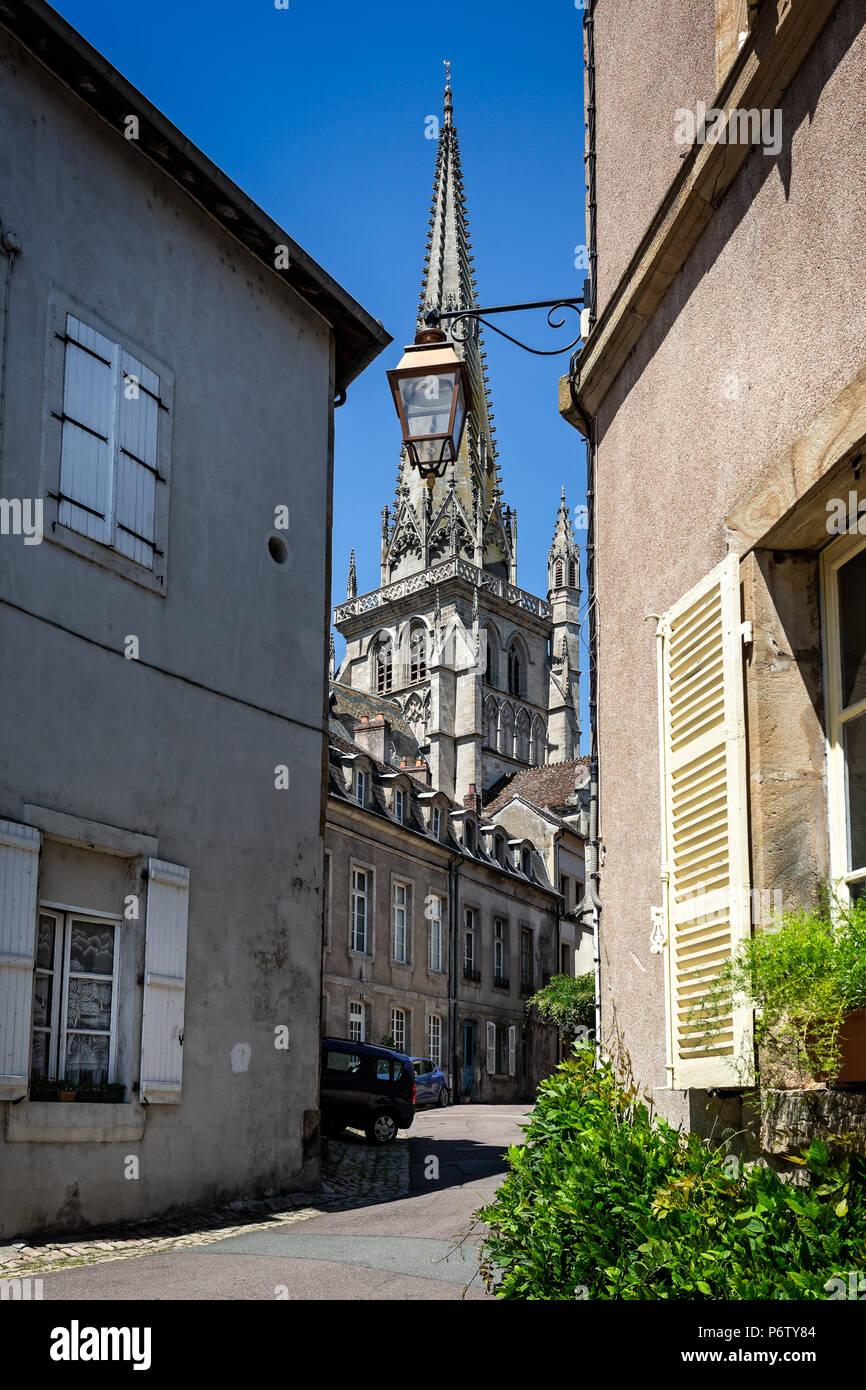 Autun cathedral spire hi-res stock photography and images - Alamy