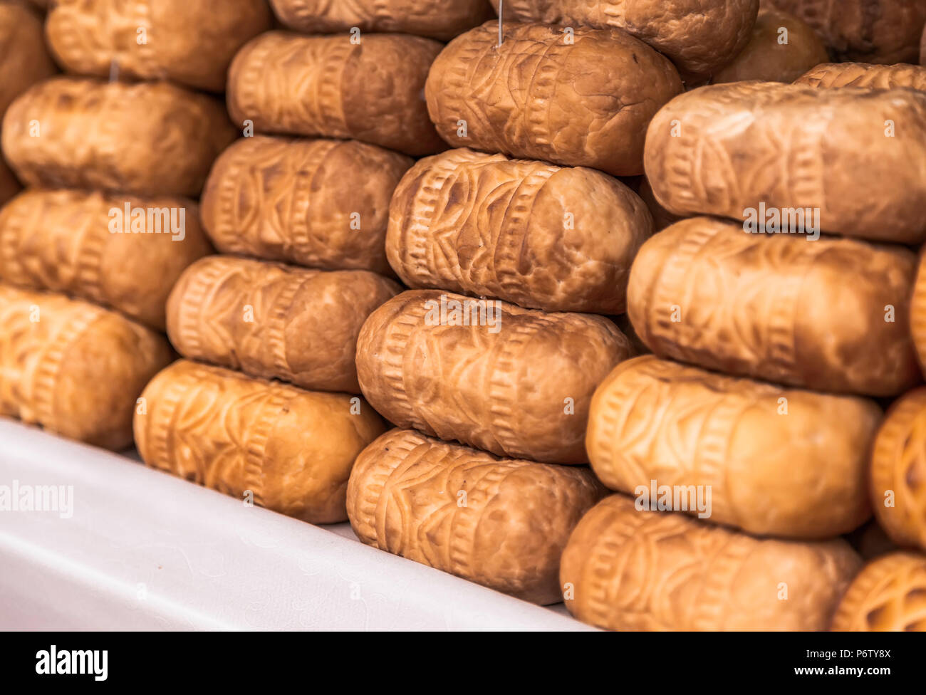 Oscypek cheese sale hi-res stock photography and images - Alamy