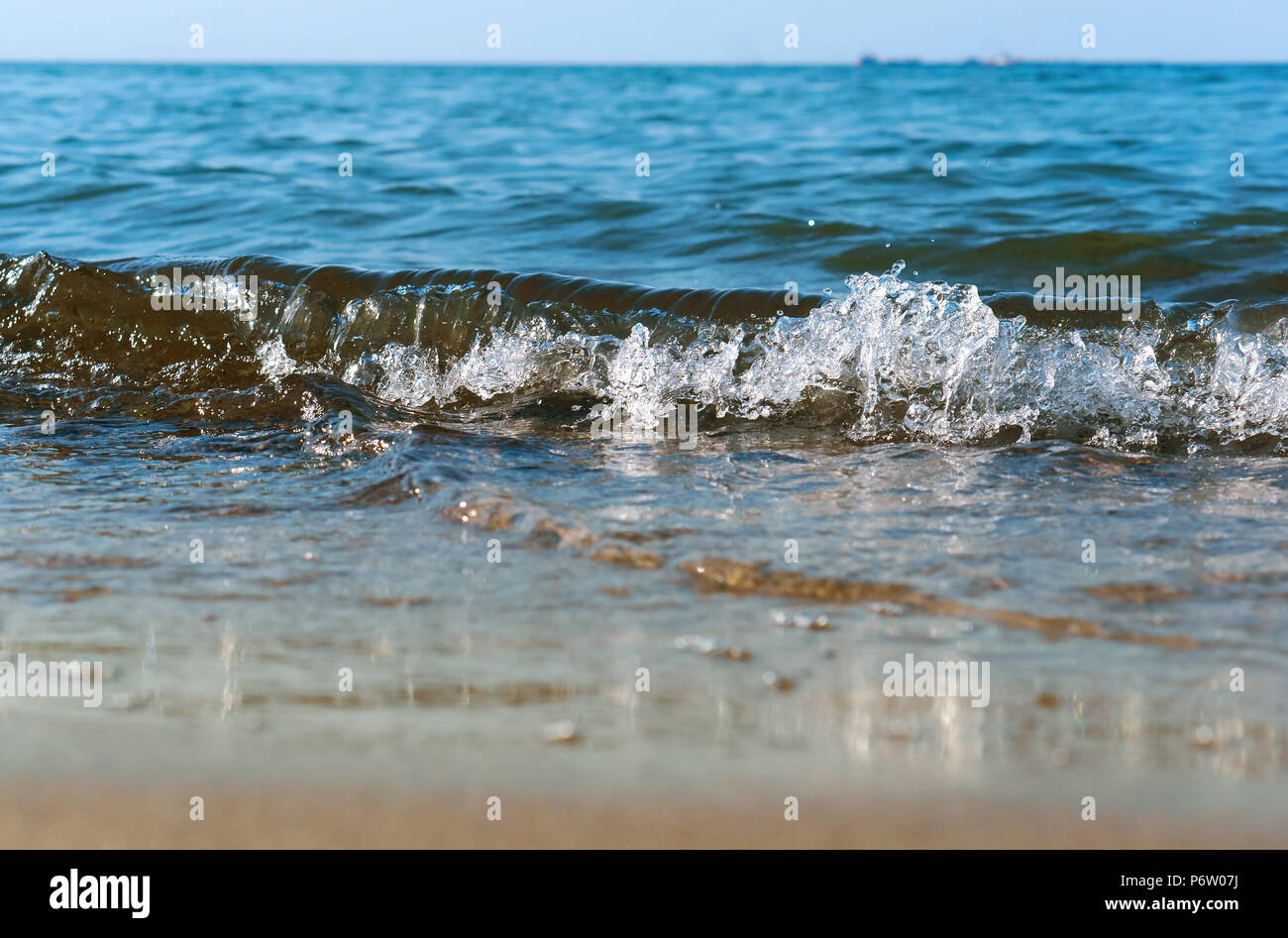 sea wave, storm on the ocean, wave coming ashore Stock Photo - Alamy