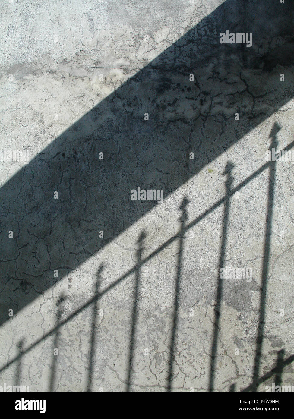 Shadows falling on a wall, São Paulo, Brazil Stock Photo - Alamy
