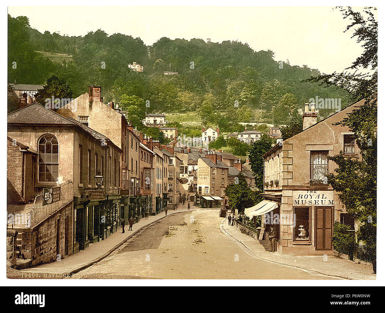 Vintage street scene or city view vintage photography from the early ...
