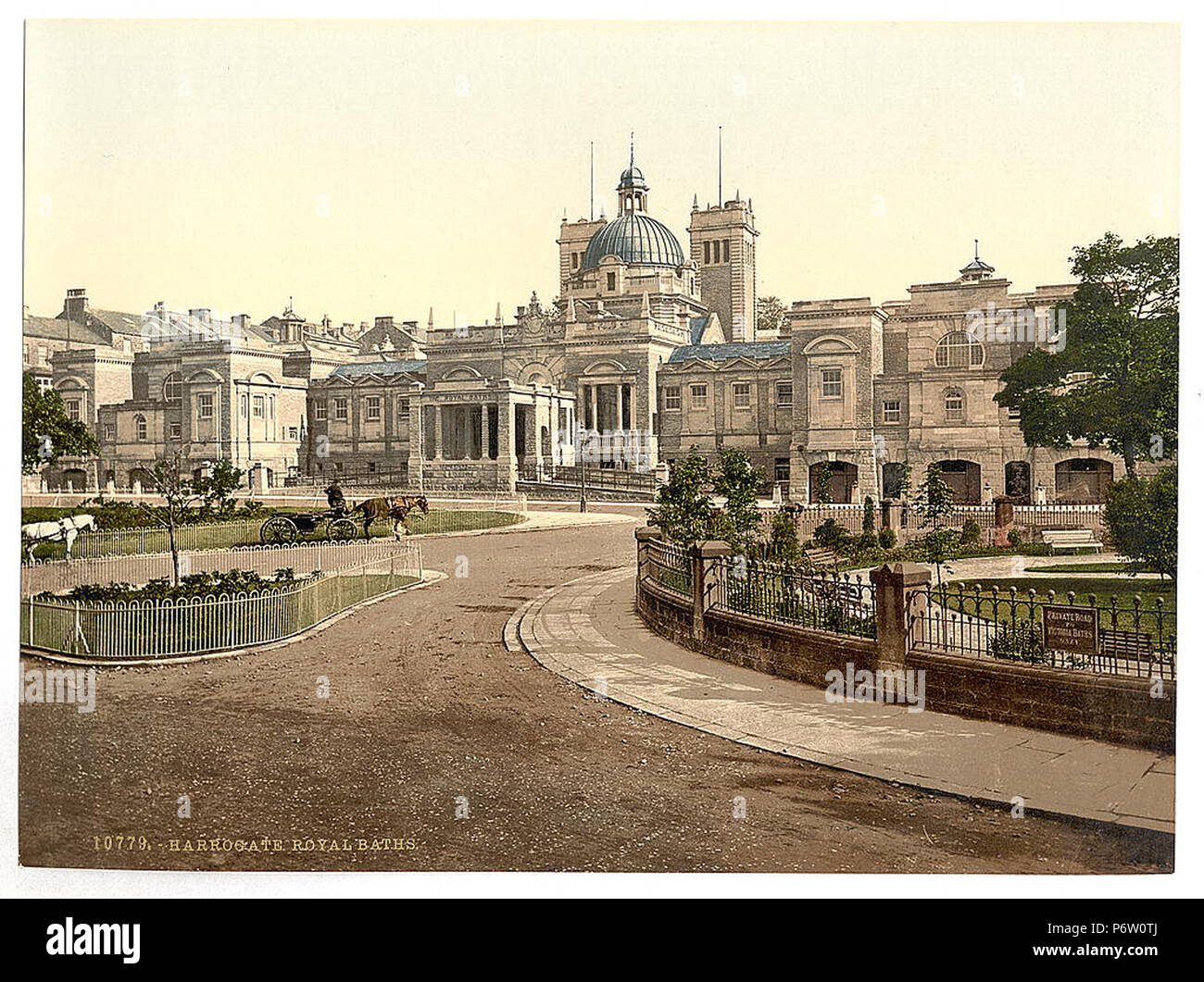 Vintage street scene or city view vintage photography from the early ...