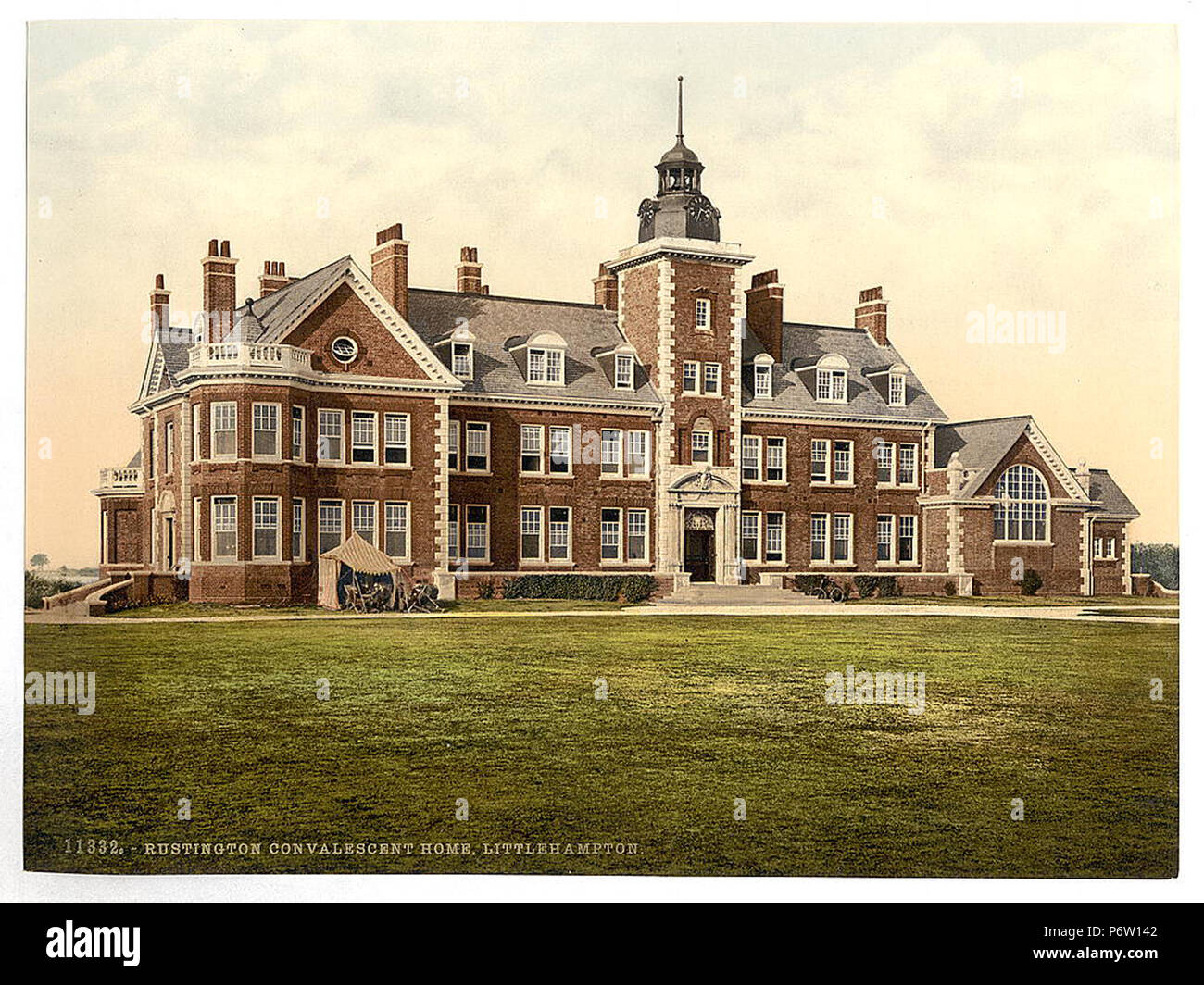 a photograph of an old manor house or stately home or palace Stock ...