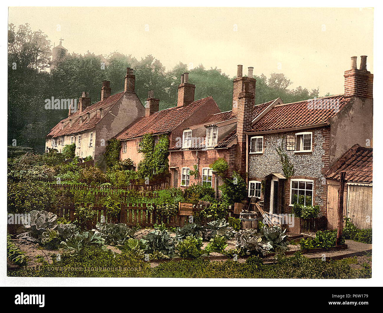 Vintage street scene or city view vintage photography from the early ...