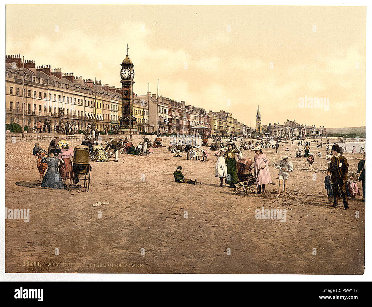 vintage beach scene Stock Photo - Alamy