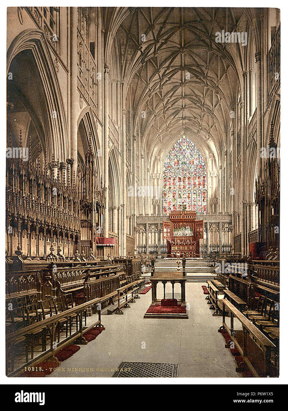 an antique photograph of a church or chapel Stock Photo - Alamy