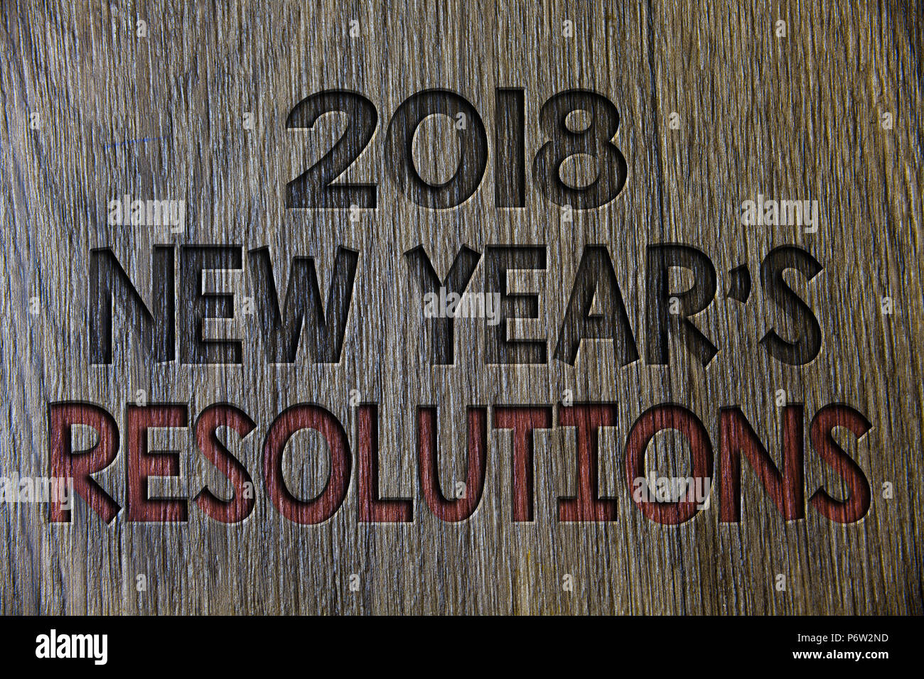Writing note showing 2018 New Year'S Resolutions. Business photo ...