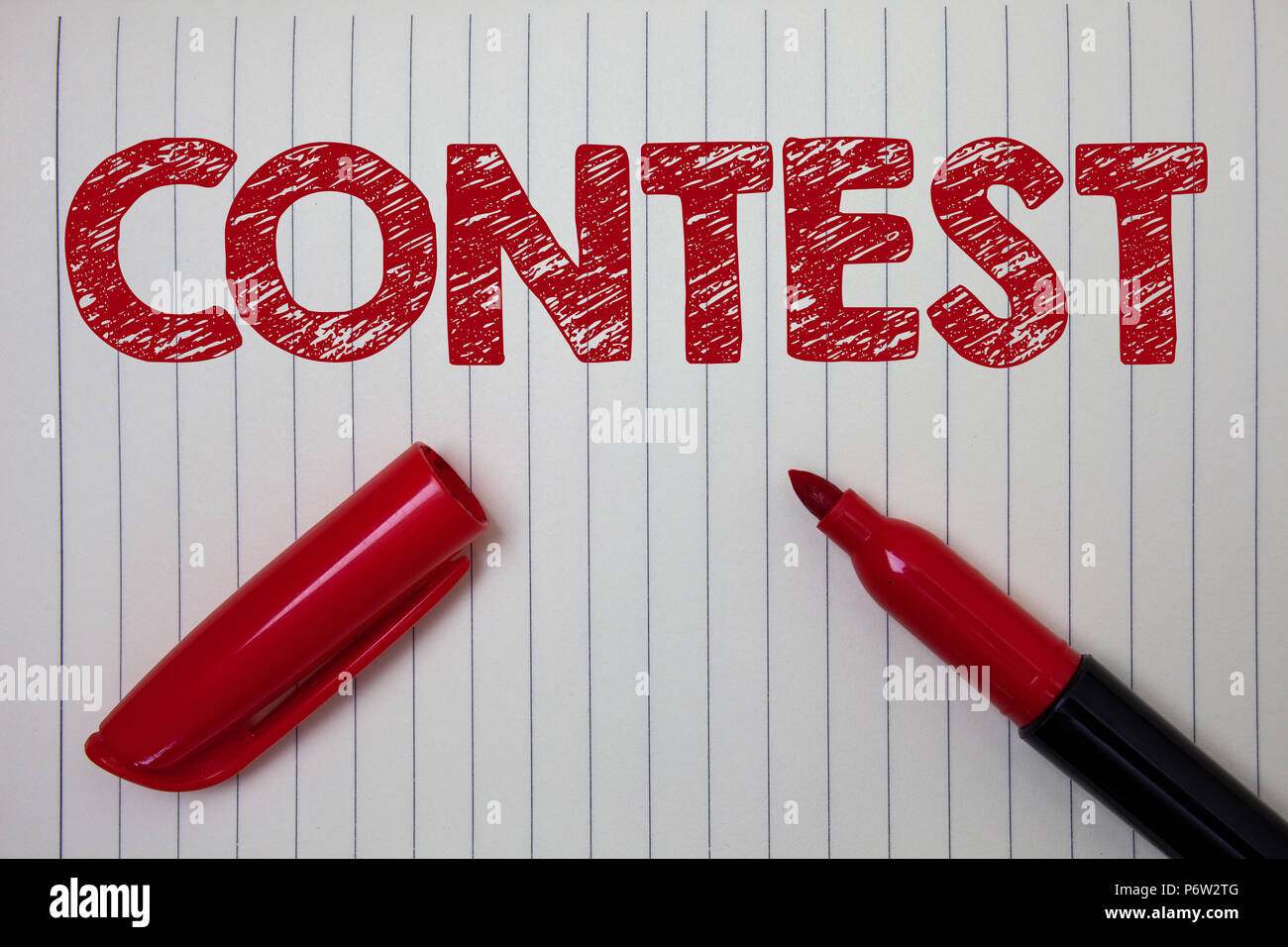 Word writing text Contest. Business concept for Game Tournament ...