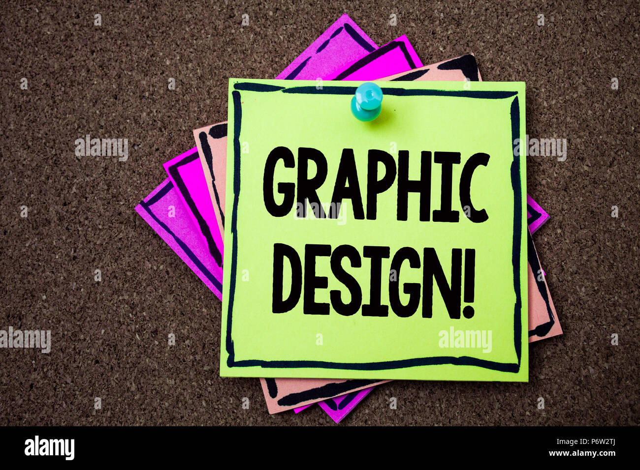 Writing note showing Graphic Design Motivational Call. Business photo ...