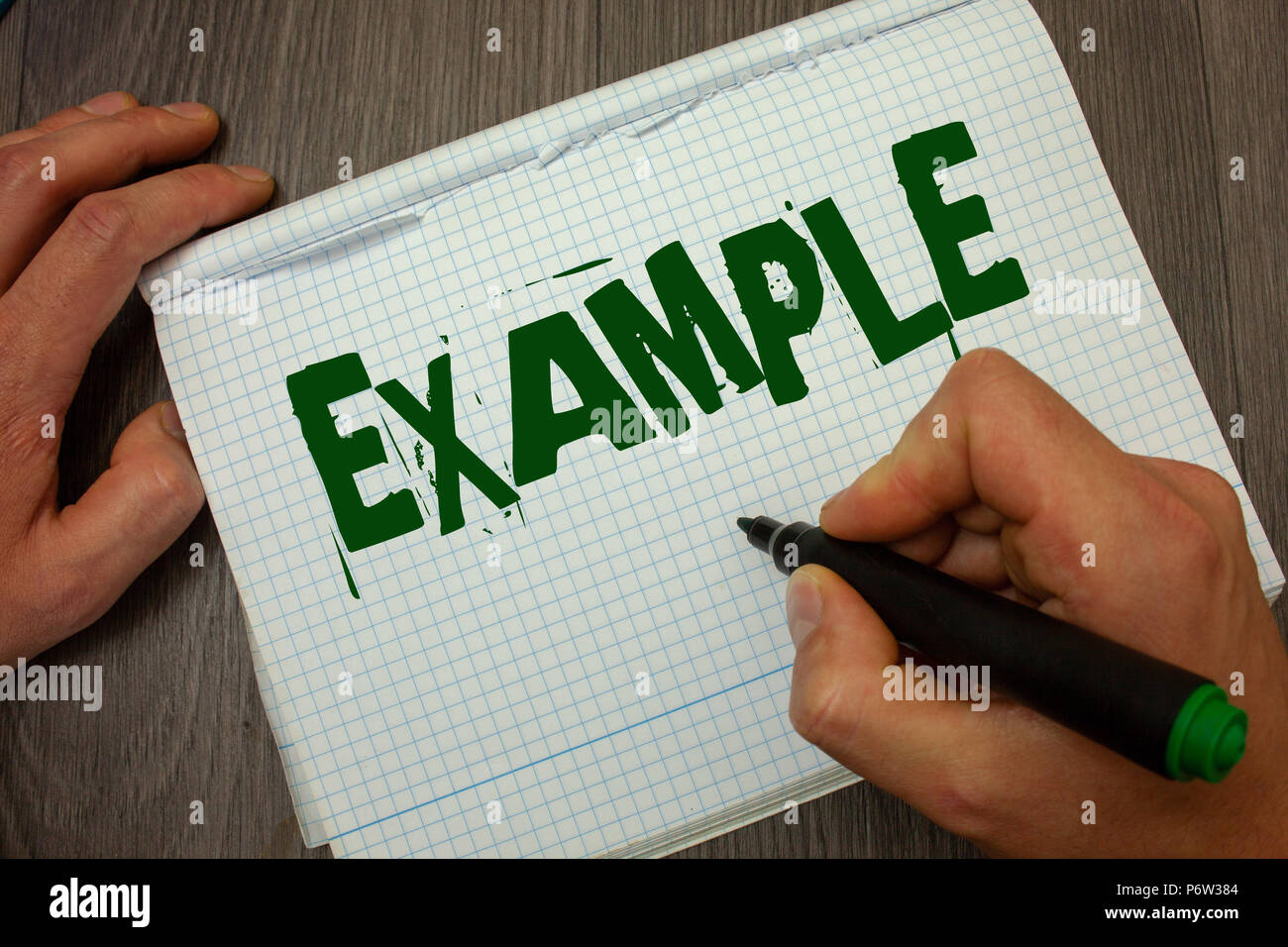 Conceptual hand writing showing Example. Business photo text ...