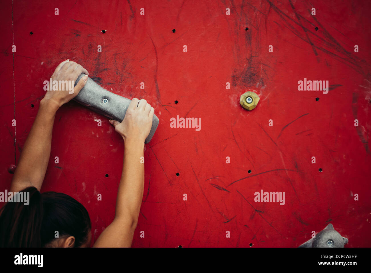 Clenching hand female hi-res stock photography and images - Alamy