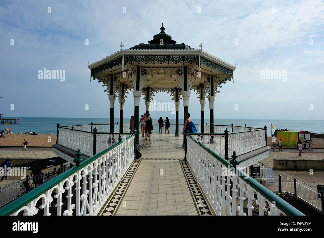 Bandstand on Brigton seafront, English Seaside Town, Brighton & Hove ...