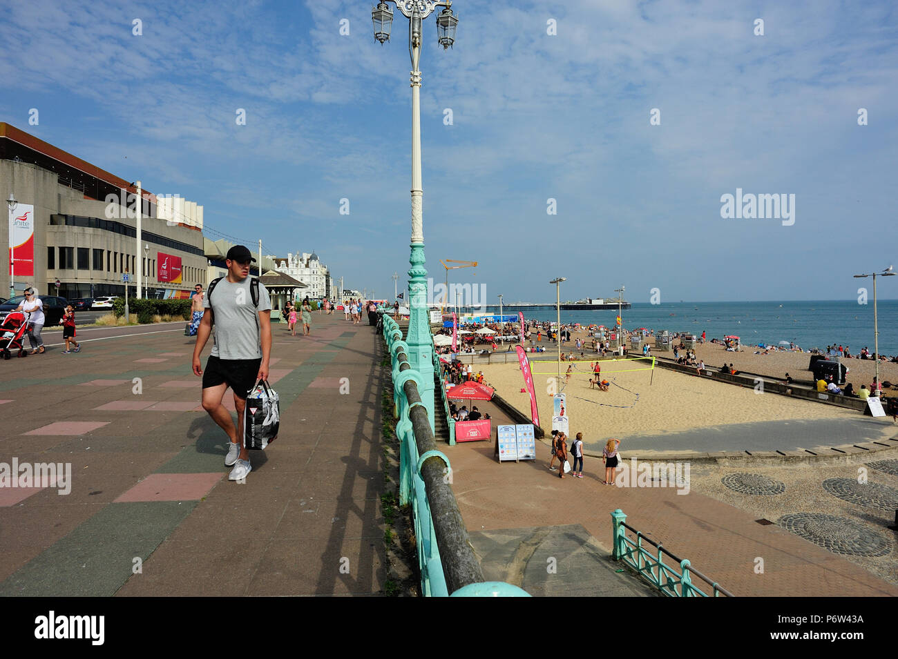 English Seaside Town, Brighton & Hove, East Sussex, England, UK Stock ...