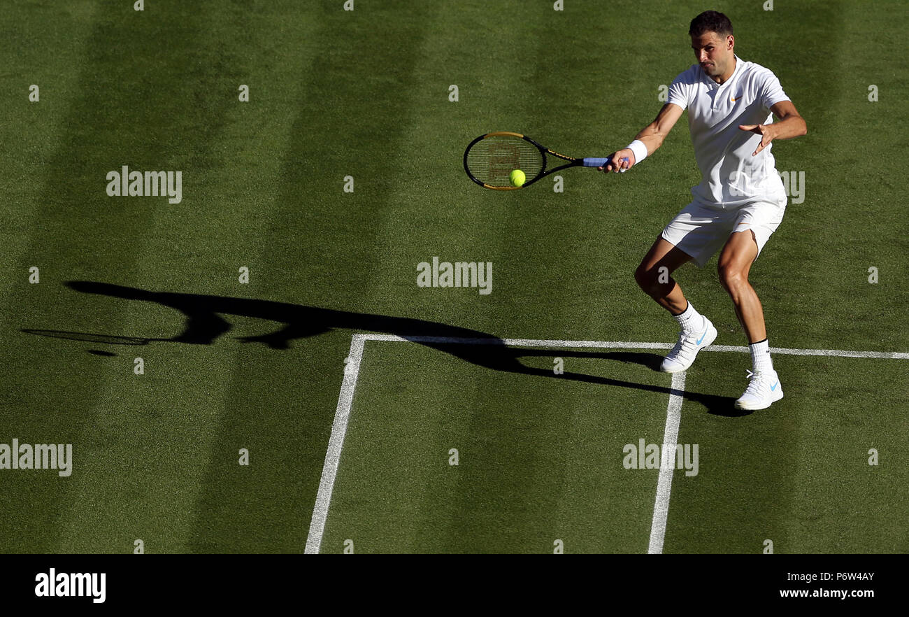 Day one wimbledon championships all england lawn tennis hi-res stock ...