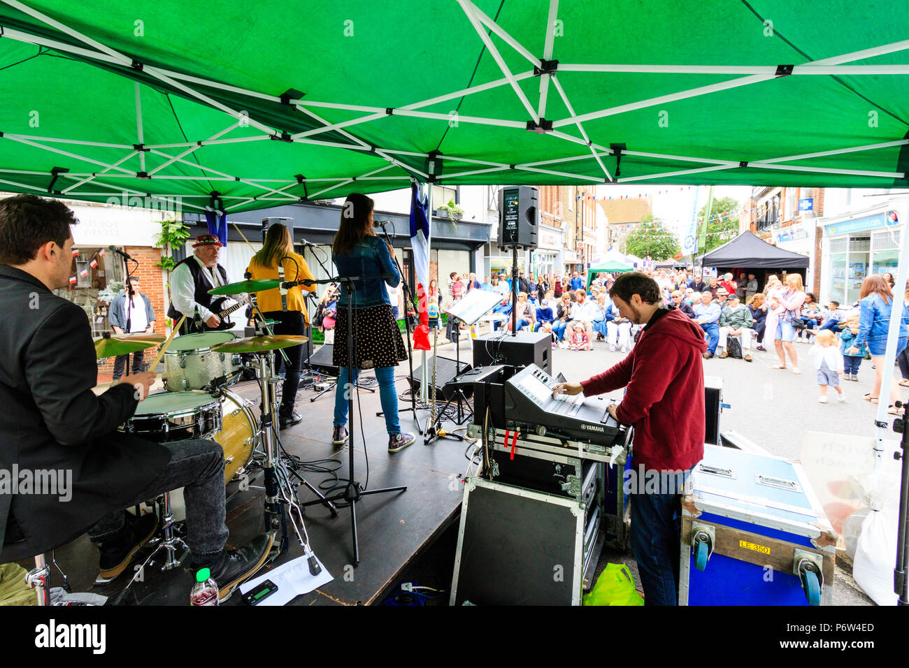 View Of Small Crowd From Stage