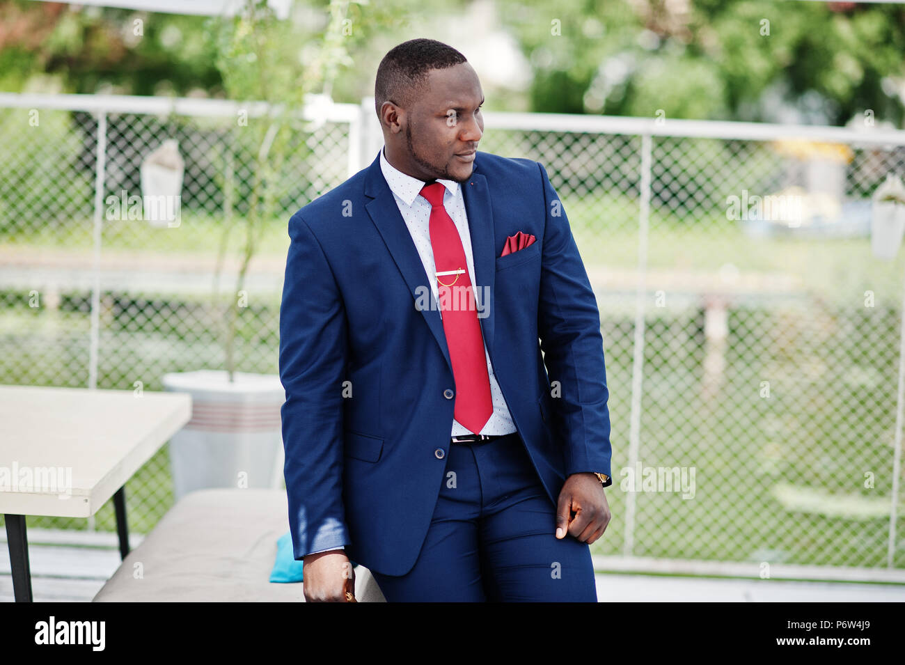 African american happy successful man at suit. Rich black business man ...