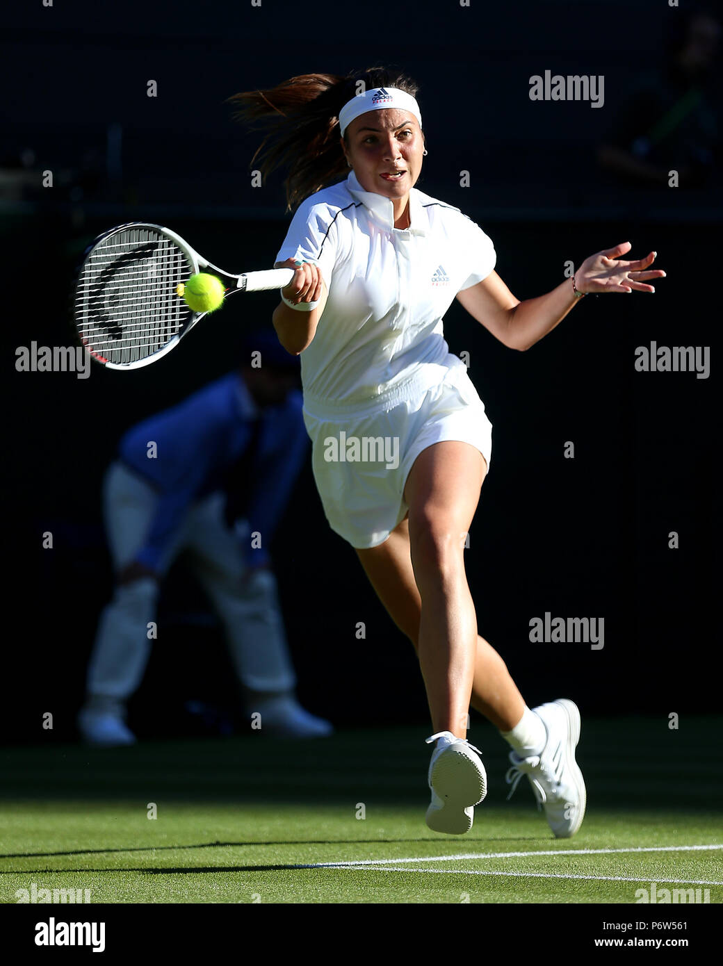 Elena-Gabriela Ruse on day One of the Wimbledon Championships at the ...