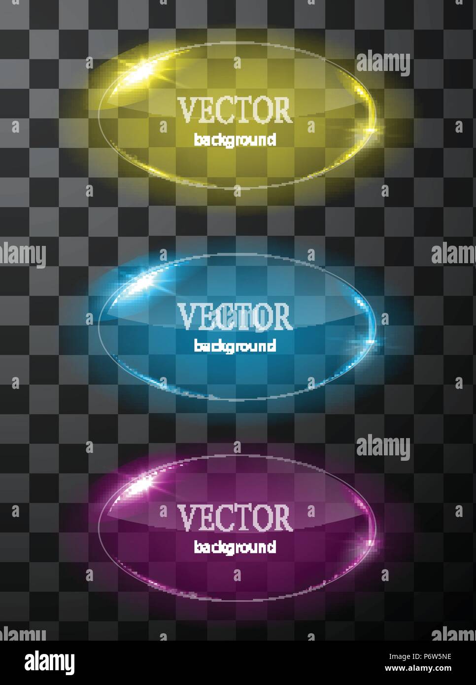 Glass vector circle plane. Easy editable background vector Stock Vector ...