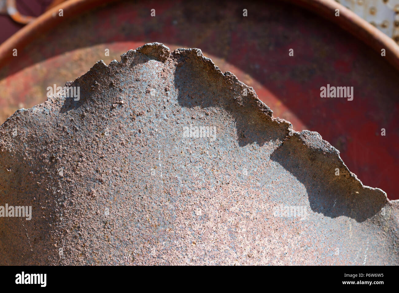 Part of an old funnel from a steam locomotive on the West Somerset ...