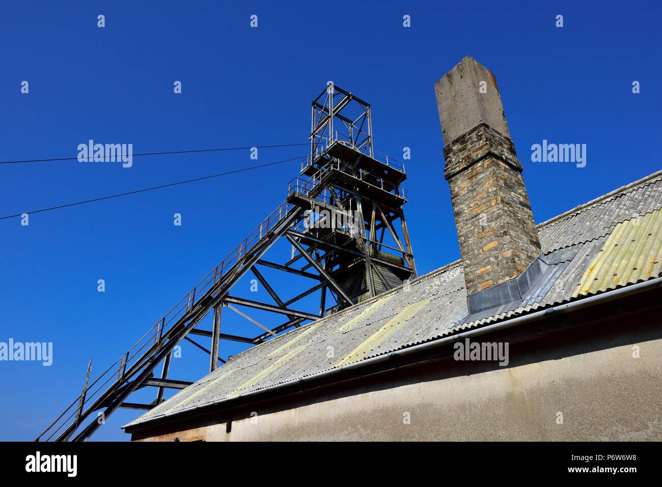 Geevor tin mine museum,Pendeen,West Penwith,Cornwall,England,UK Stock ...