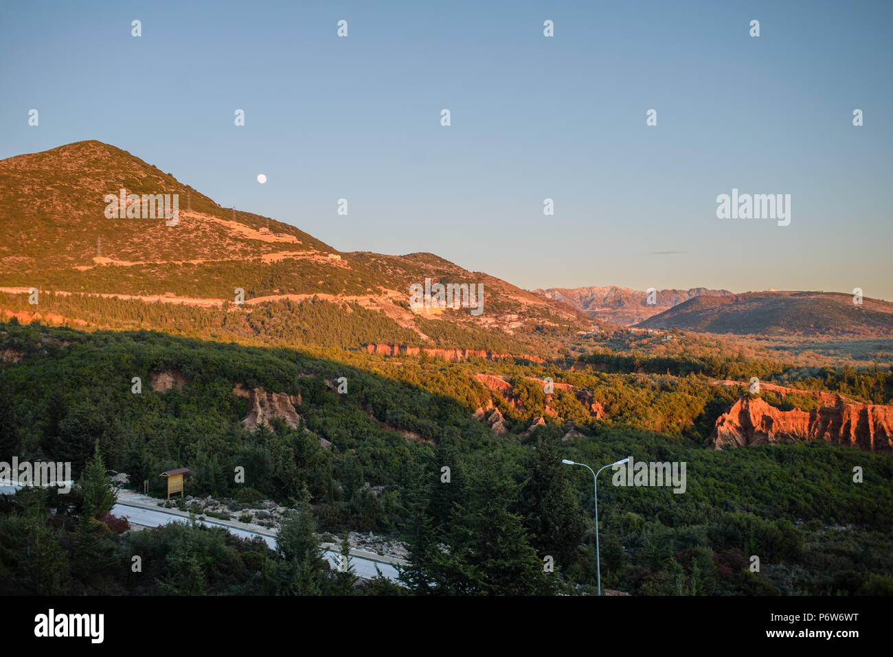 The road along the sea from Saranda to Vlora, Albania Stock Photo - Alamy