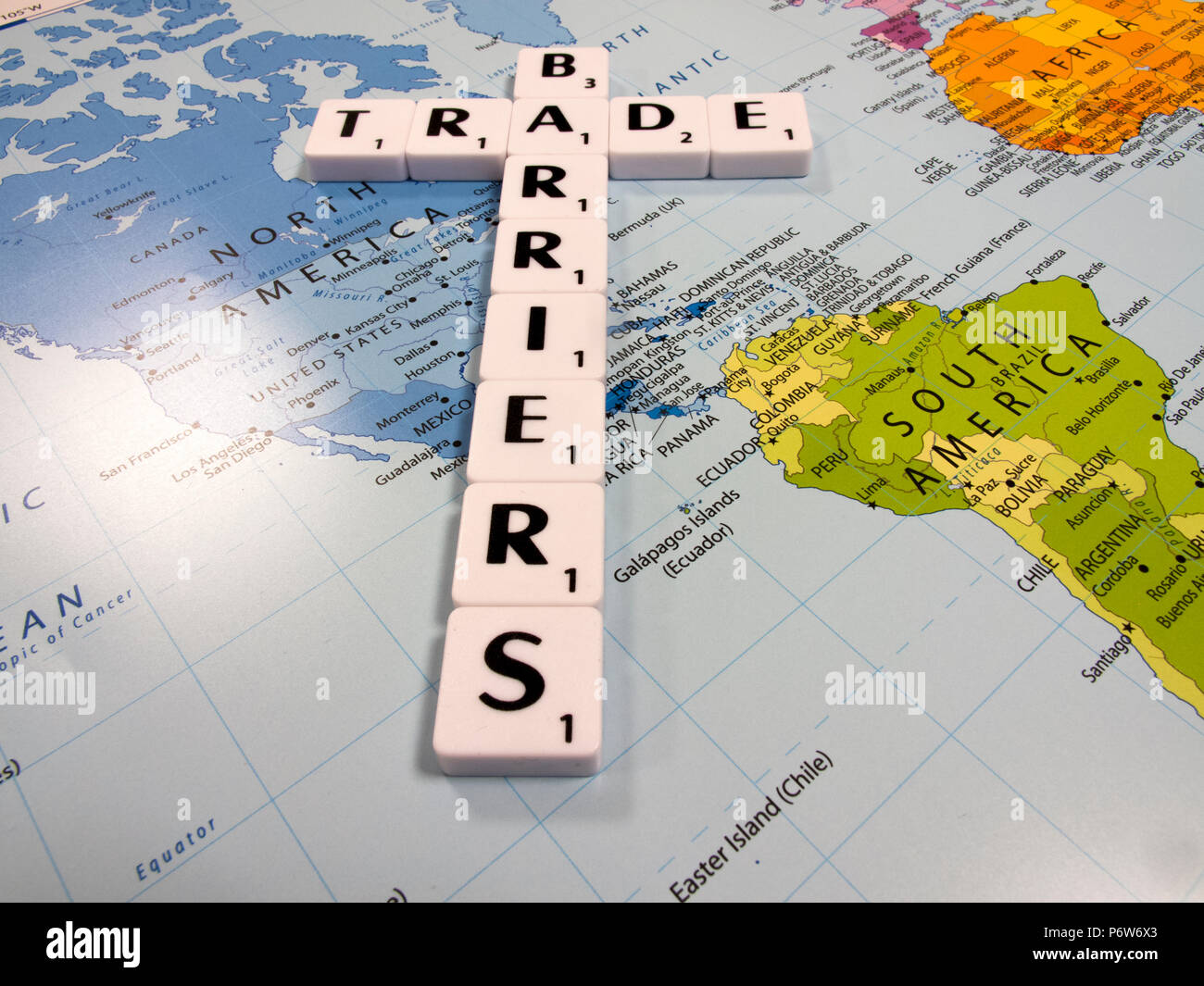 International trade barrier barriers hi-res stock photography and ...