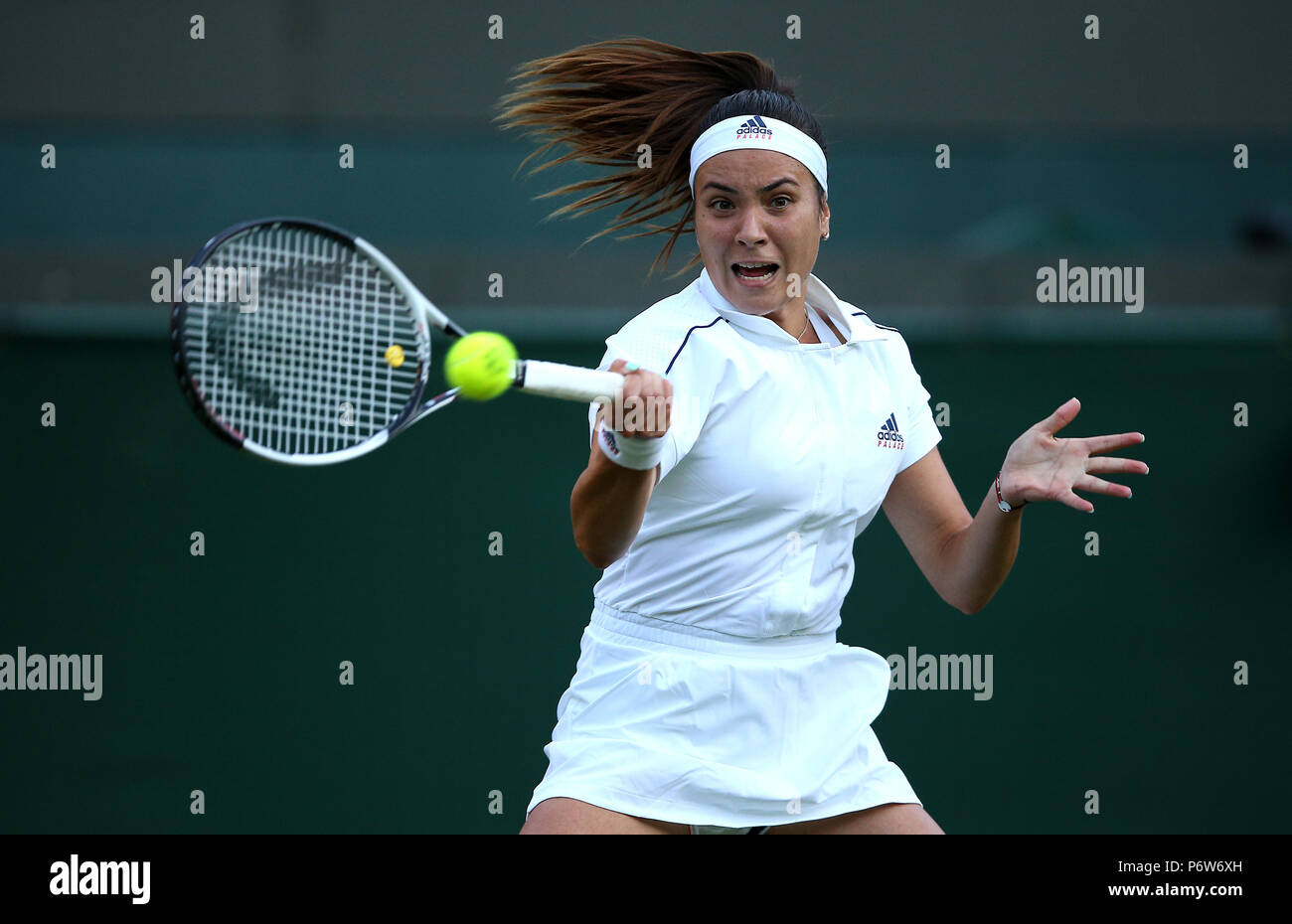 Elena-Gabriela Ruse on day One of the Wimbledon Championships at the ...
